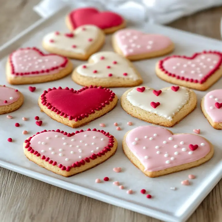 Valentine Heart Cookies