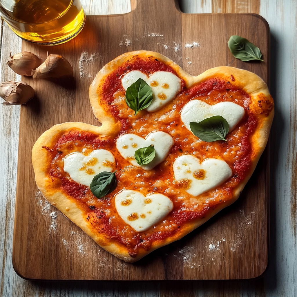 Valentine Heart Pizza