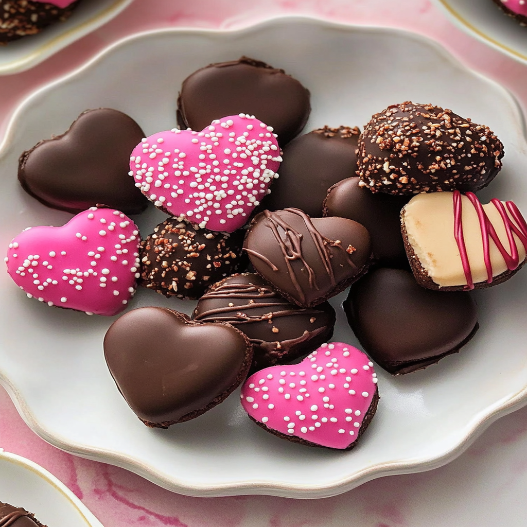 Heart Cheesecake Truffles
