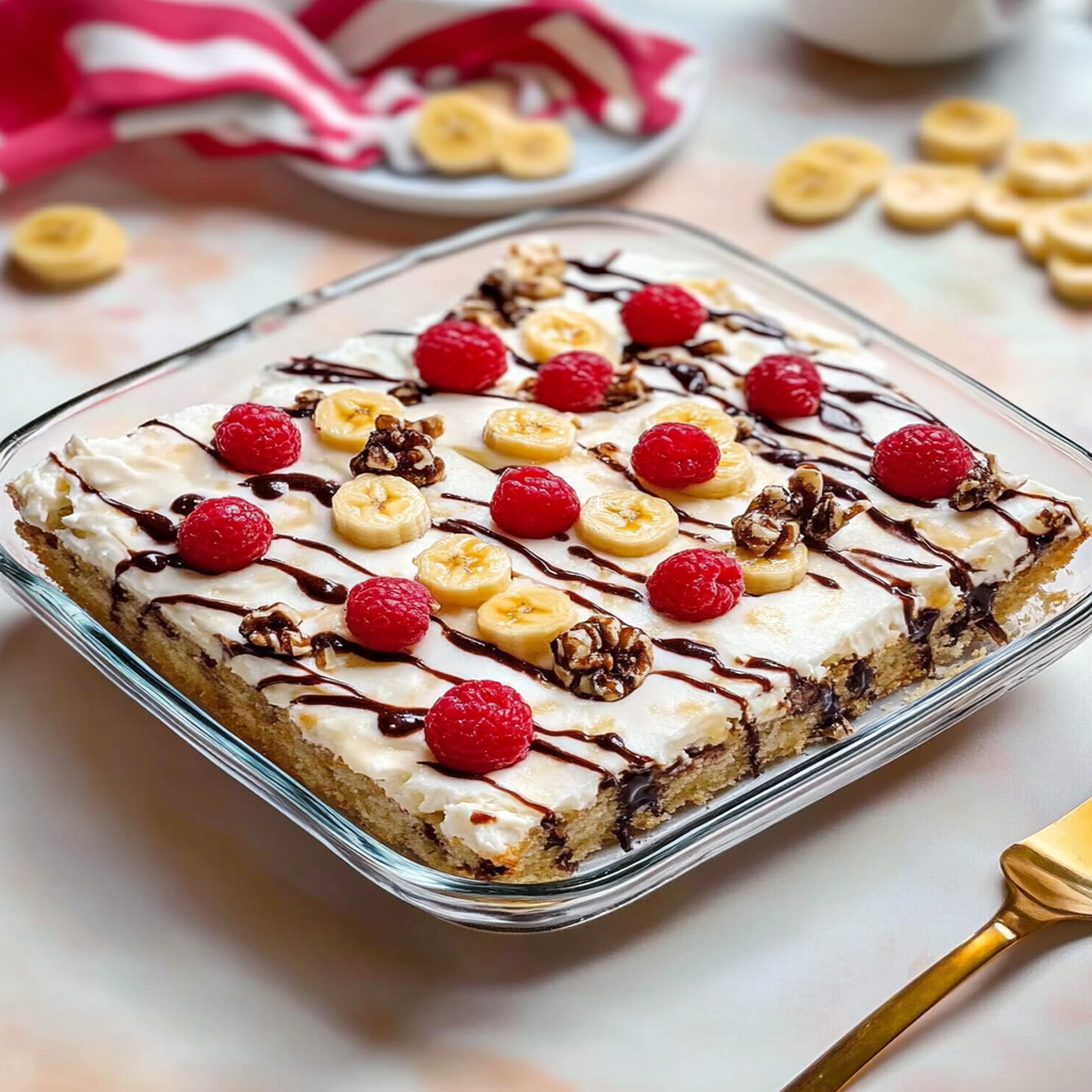 Banana Split Cake Bars