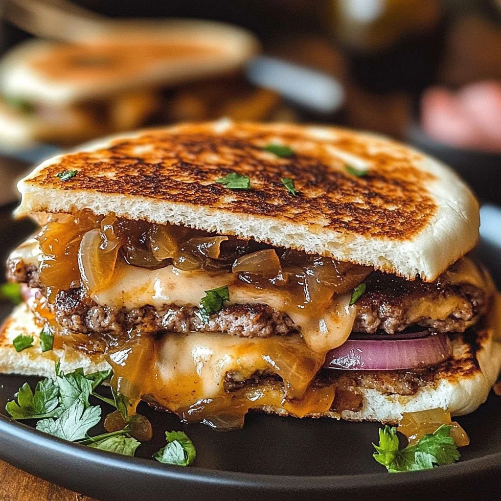 Caramelized Onion Smashburger Melts: Juicy and Irresistible - Family ...