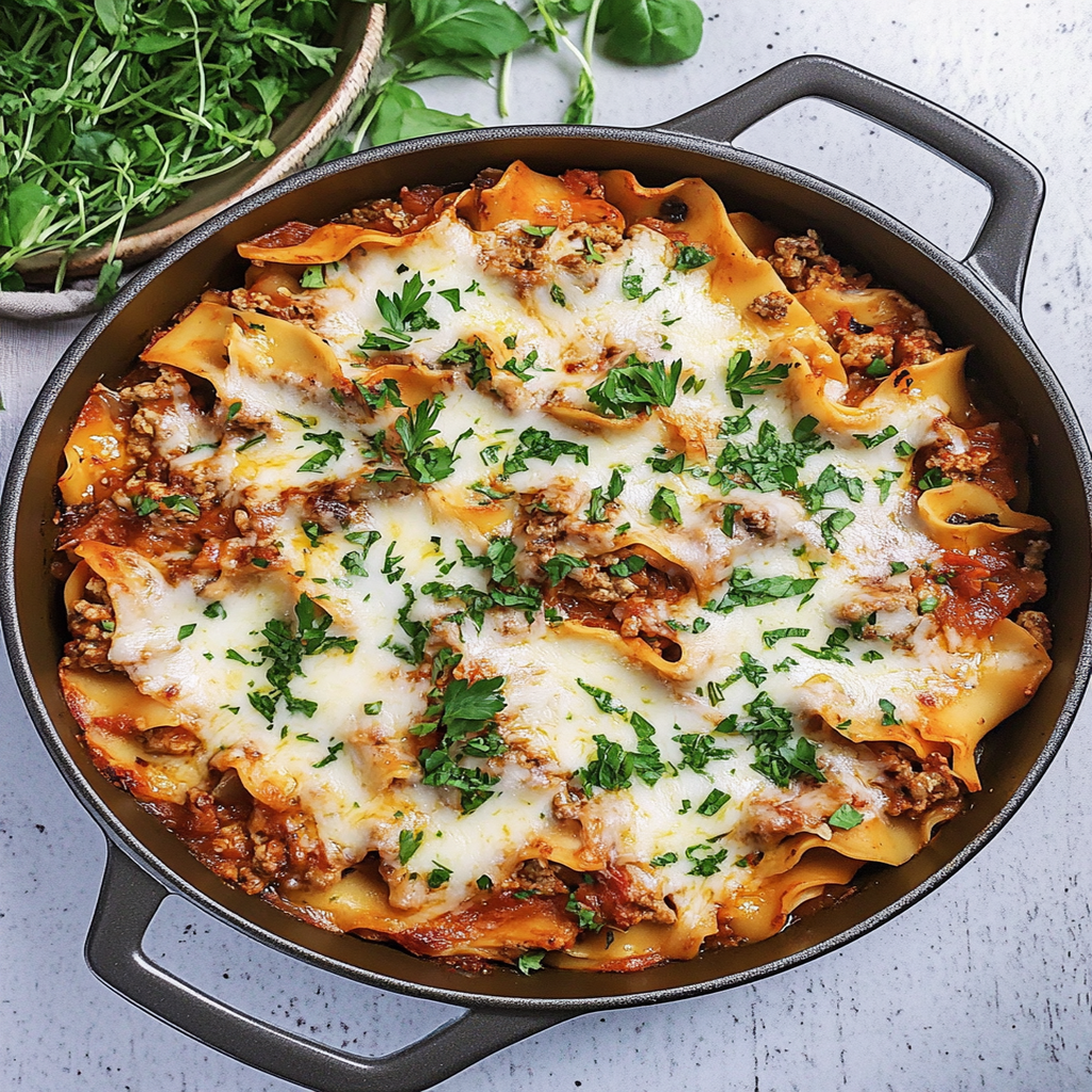 One Pot Lasagna Casserole