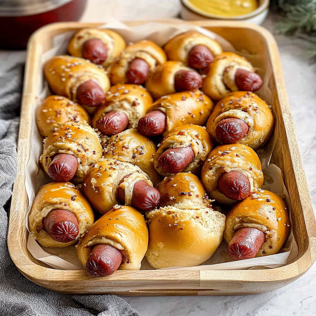 Pigs In A Quilt Super Bowl Party Hot Dogs