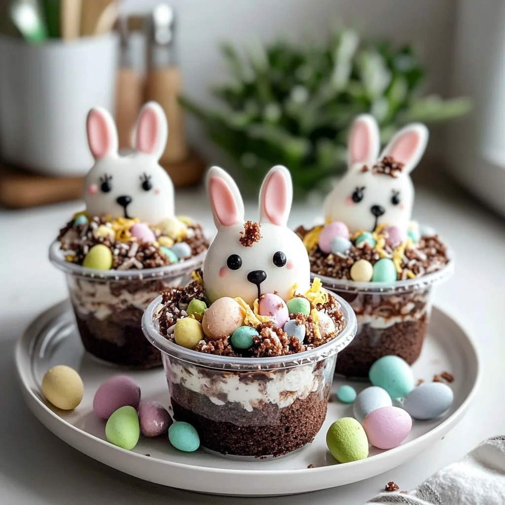 Easter Bunny Dirt Cups: Irresistibly Fun Treats - Family Recipe World