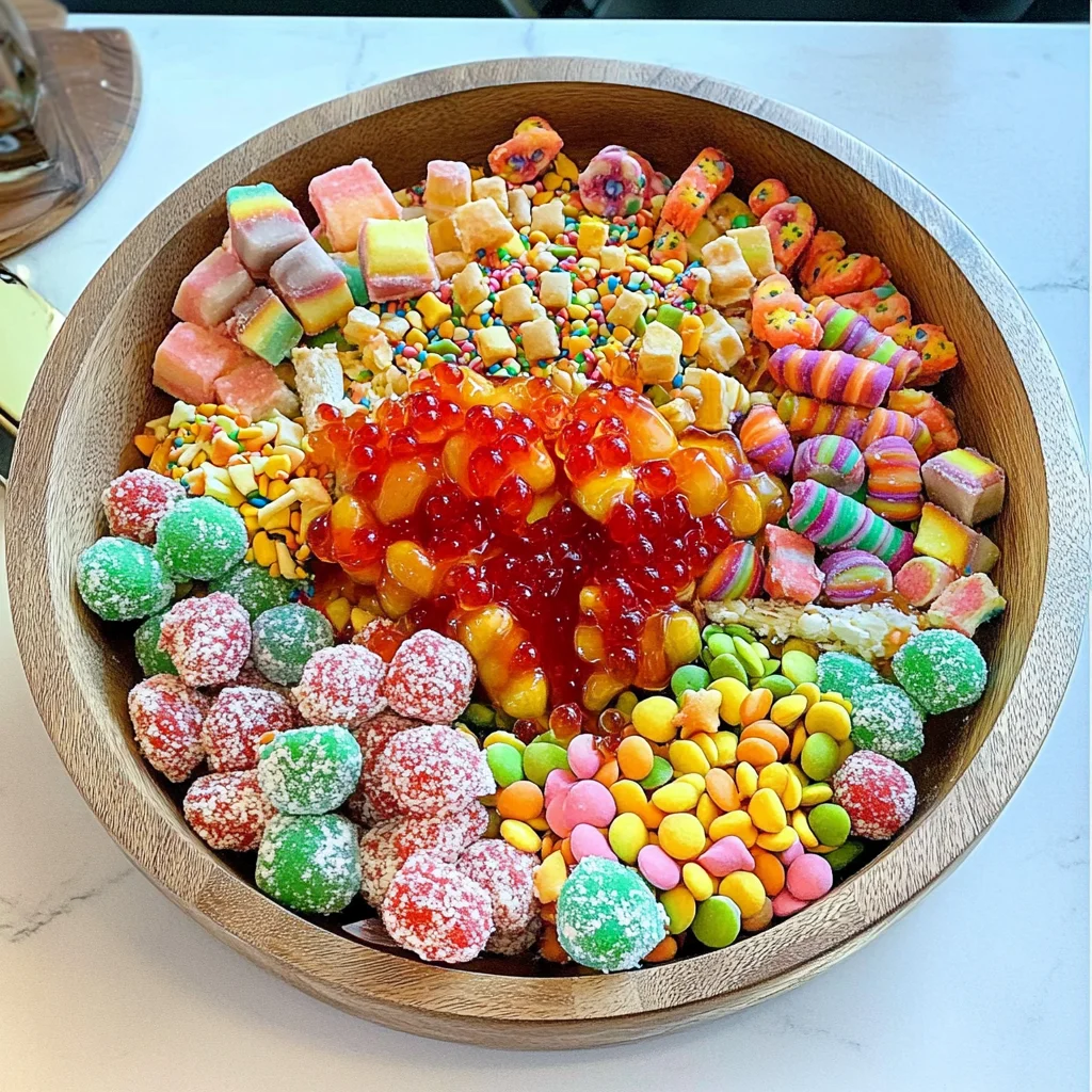 candy salad: A Sweet and Colorful Delight! - Family Recipe World