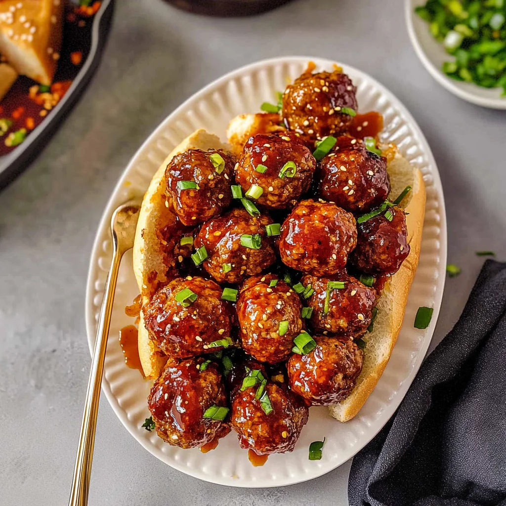 Gochujang Meatball Subs: Bold and Flavorful Delight - Family Recipe World